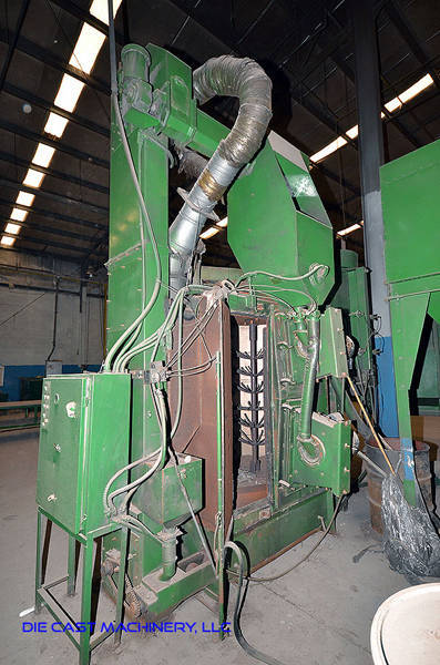 Used Goff 2460SP 2460 Spinner Hanger Shot Blast Machine For Sale DCM-3027
